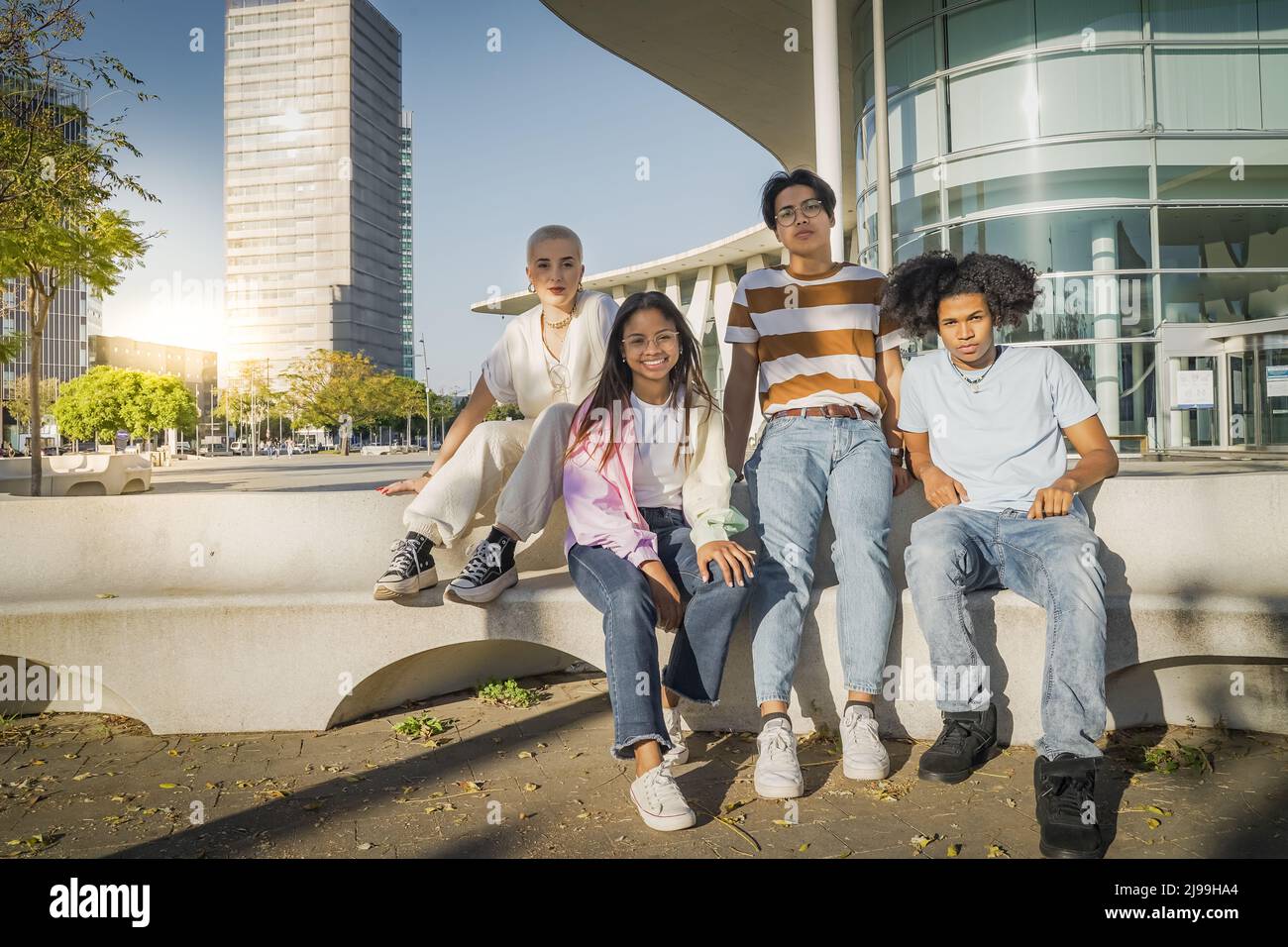 Multicultural students party hi-res stock photography and images - Alamy