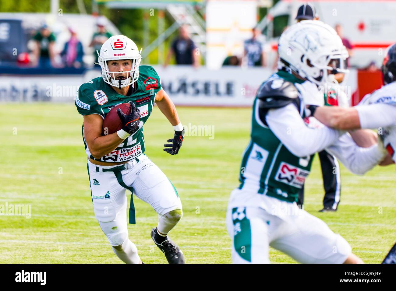 Schwaebisch Hall, Germany. 21st May, 2022. RB # 22 Michael Alfieri ...