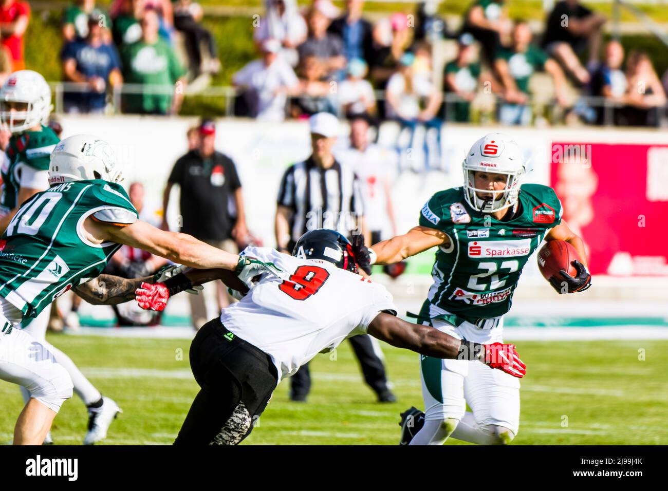 Schwaebisch Hall, Germany. 21st May, 2022. RB # 22 Michael Alfieri ...