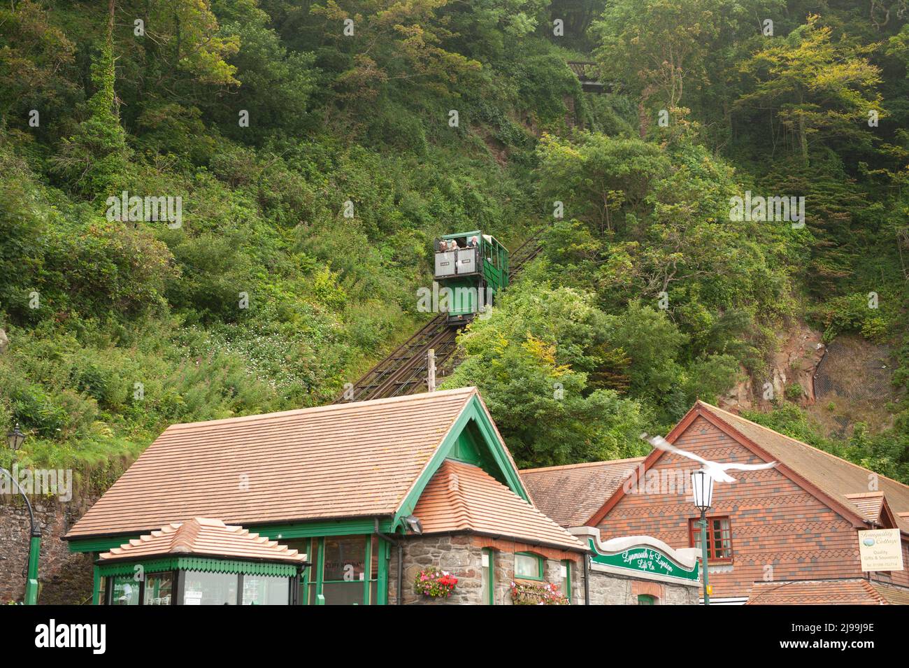 Cable Car at Lynmouth, Devon Stock Photo - Alamy