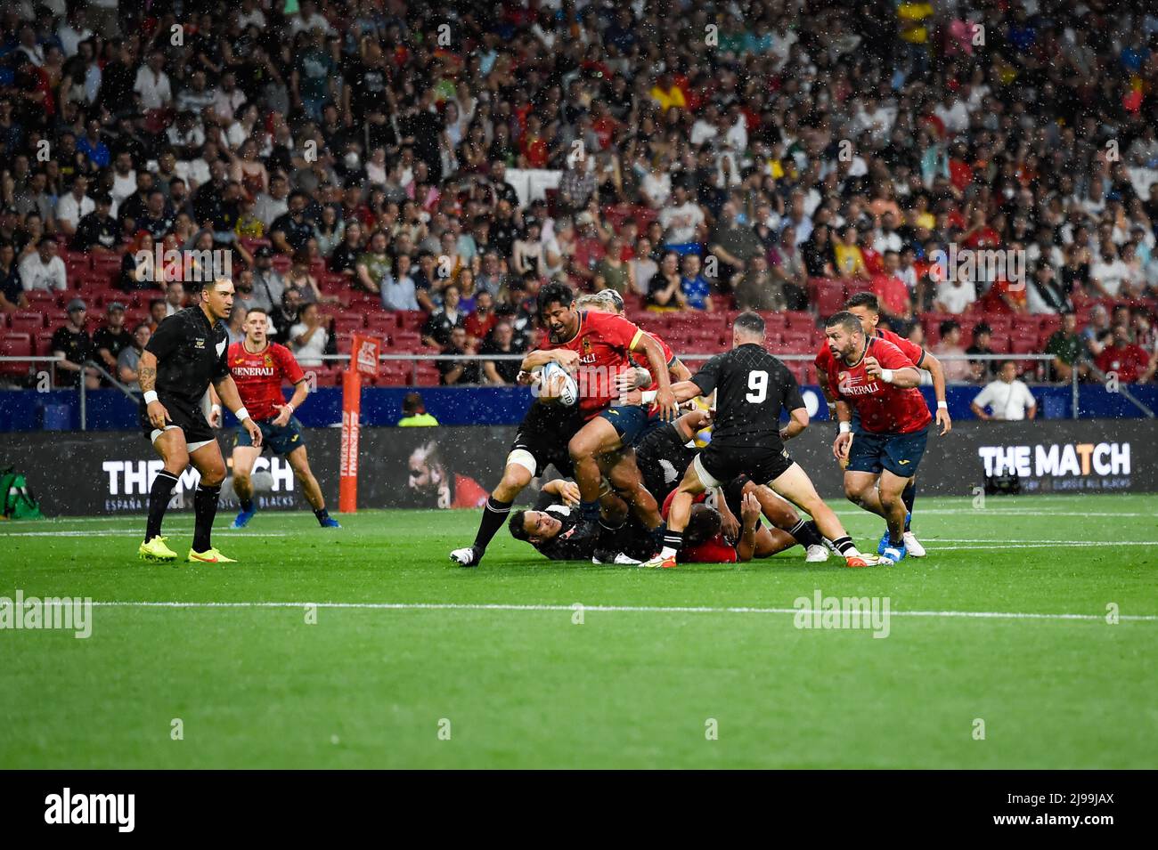 May 21, 2022, Madrid, Spain: Spanish player Afa Tauli in action during ...