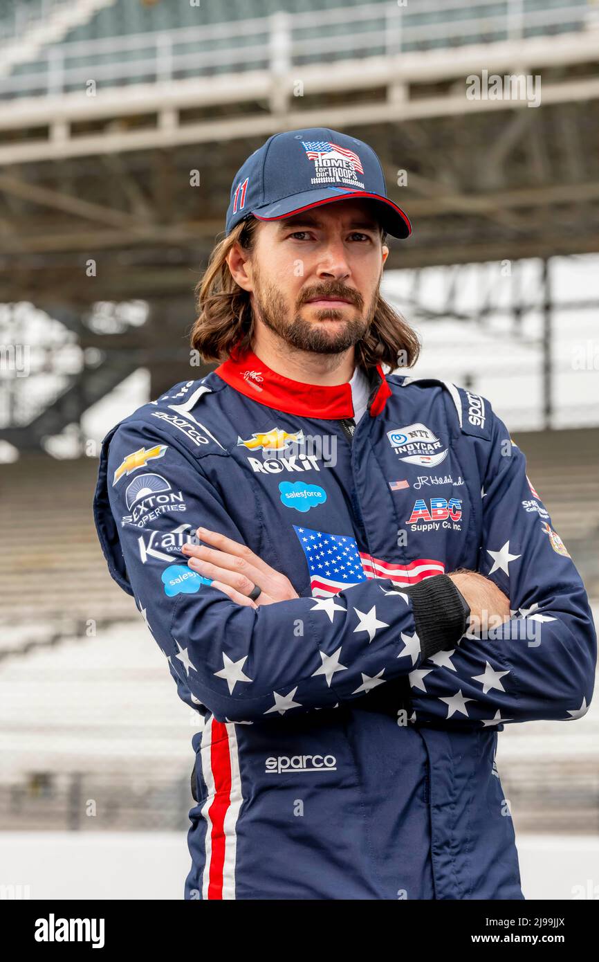 Indianapolis, Indiana, USA. 21st May, 2022. JR HILDEBRAND (11) of the ...