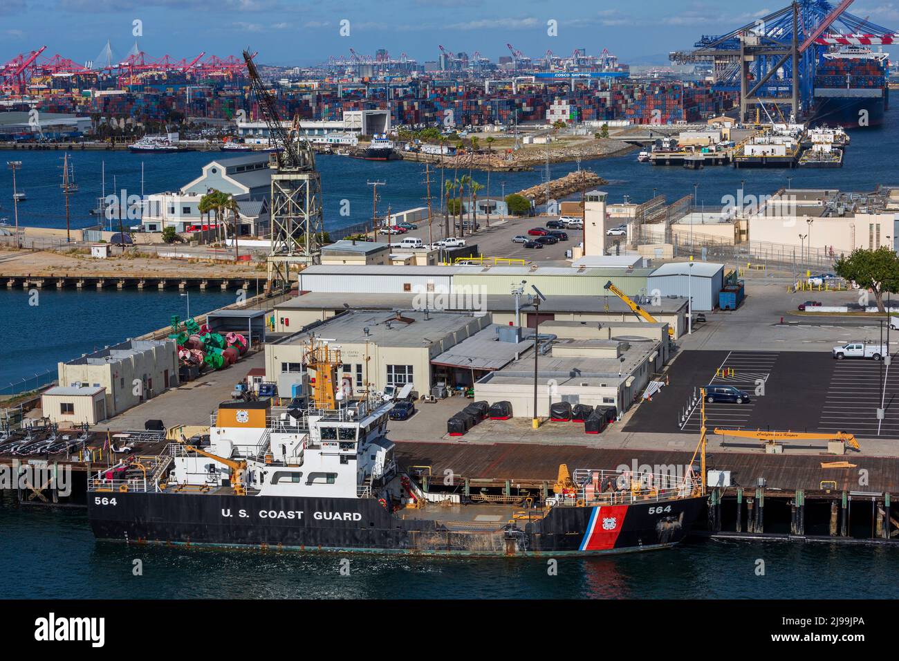 Terminal Island Coast Guard Station, Port of Los Angeles, San Pedro ...
