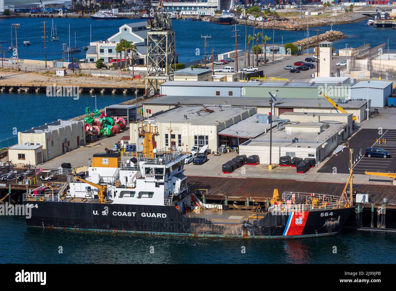 Terminal Island Coast Guard Station, Port of Los Angeles, San Pedro ...