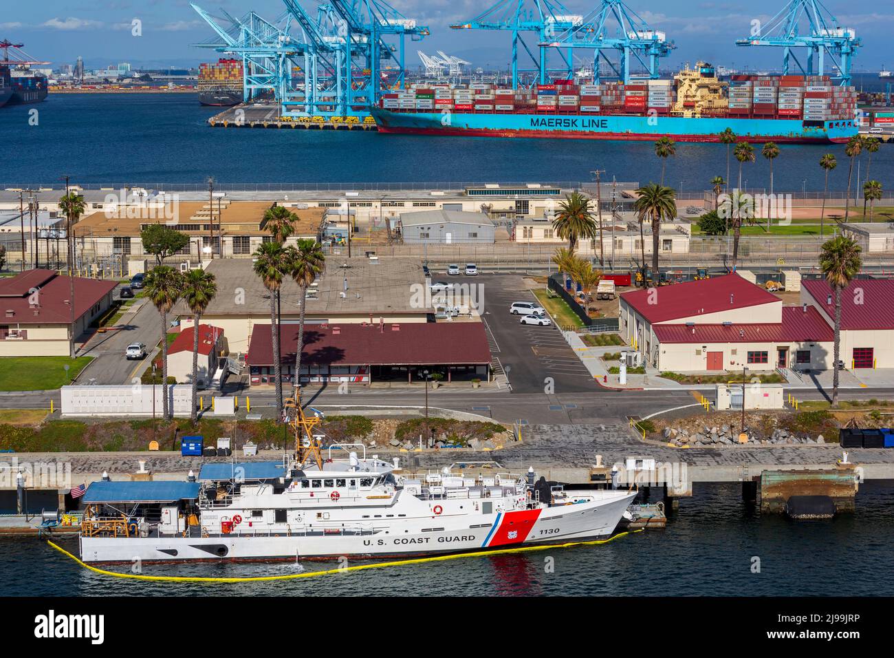 Terminal Island Coast Guard Station, Port of Los Angeles, San Pedro ...