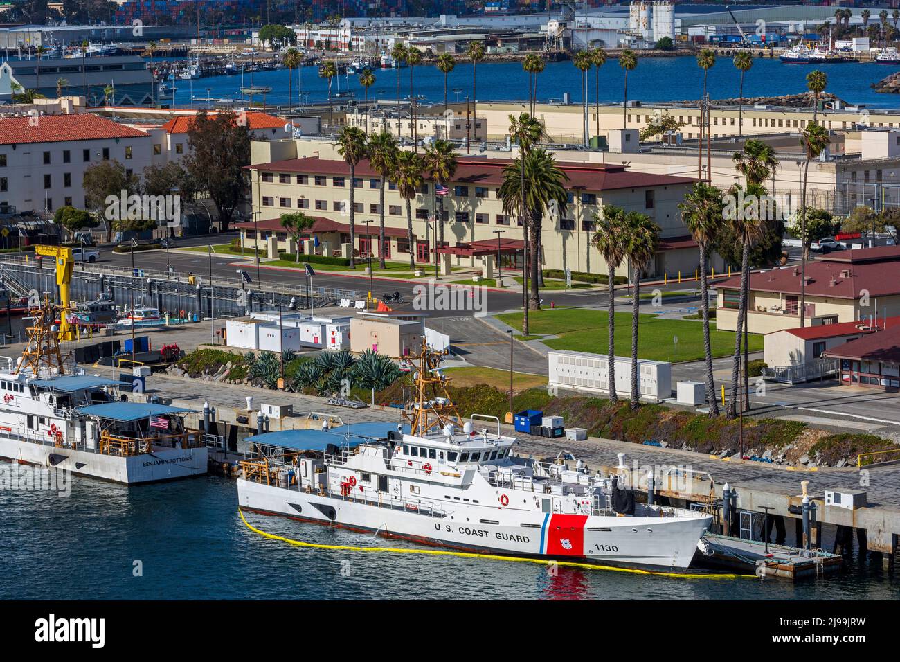 Terminal Island Coast Guard Station, Port of Los Angeles, San Pedro ...