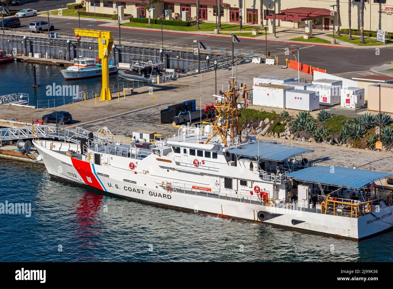 Terminal Island Coast Guard Station, Port of Los Angeles, San Pedro ...