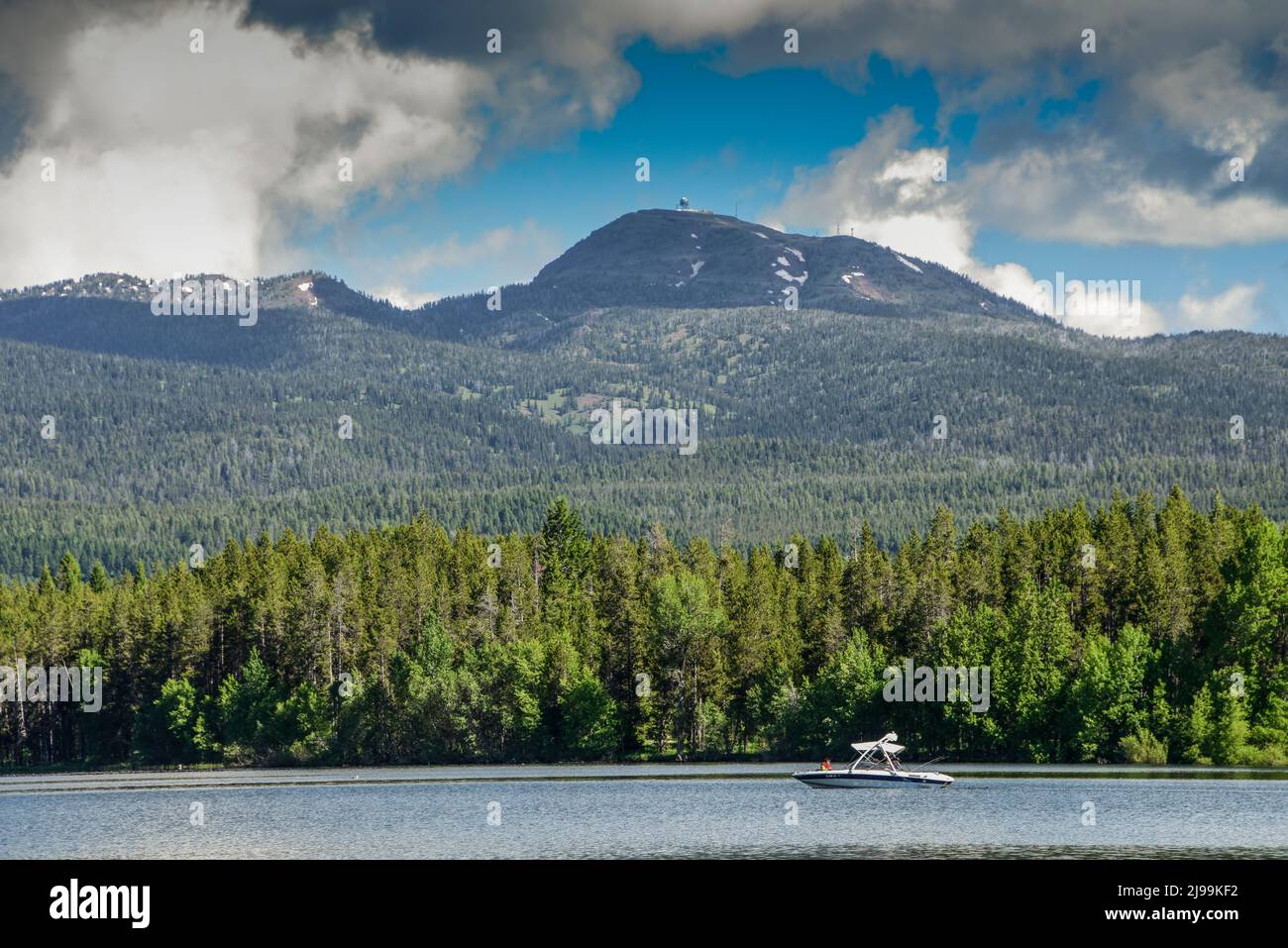 Boating on Island Park Reservoir is a popular summer activity. Island ...
