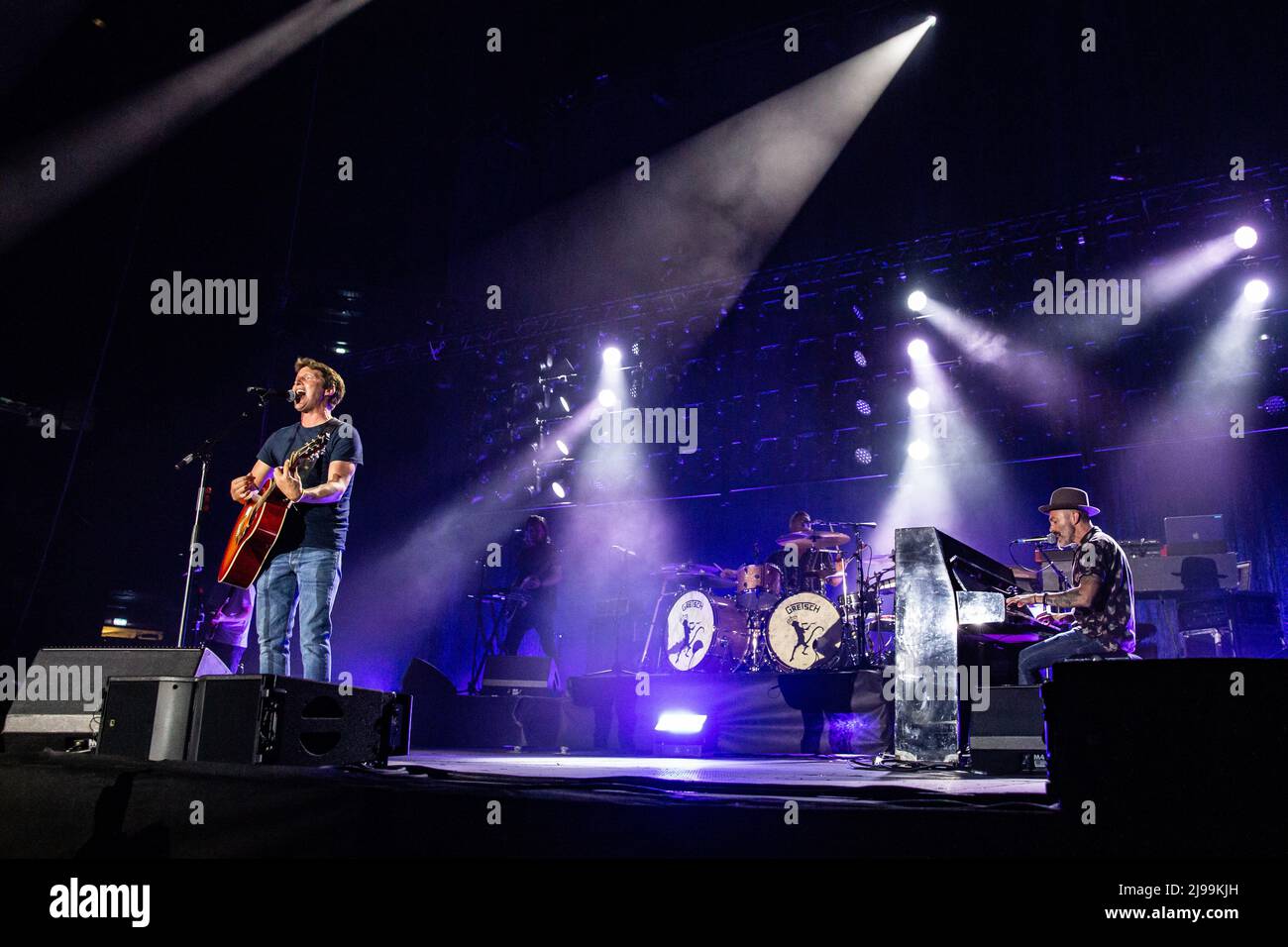 Milan Italy. 21 May 2022. The English singer-songwriter James Hillier ...