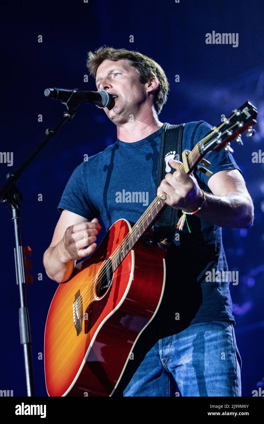 Milan Italy. 21 May 2022. The English singer-songwriter James Hillier ...