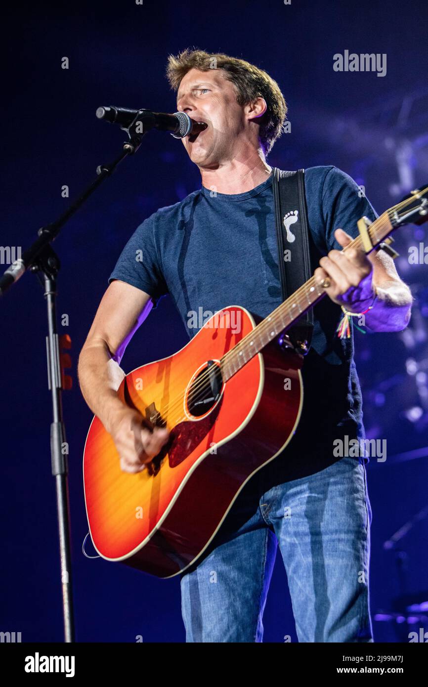 Milan Italy. 21 May 2022. The English singer-songwriter James Hillier ...