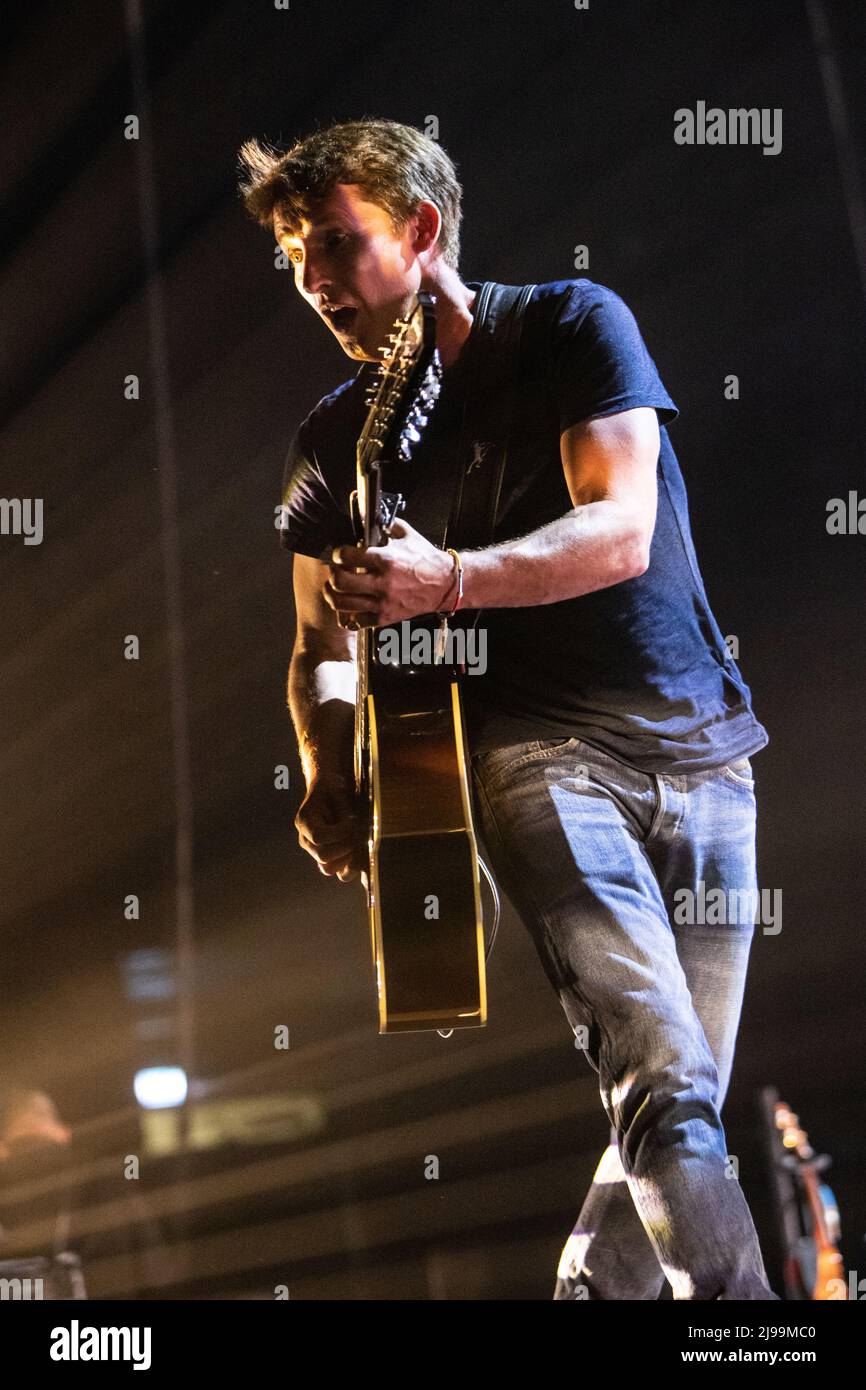 Milan Italy. 21 May 2022. The English singer-songwriter James Hillier ...