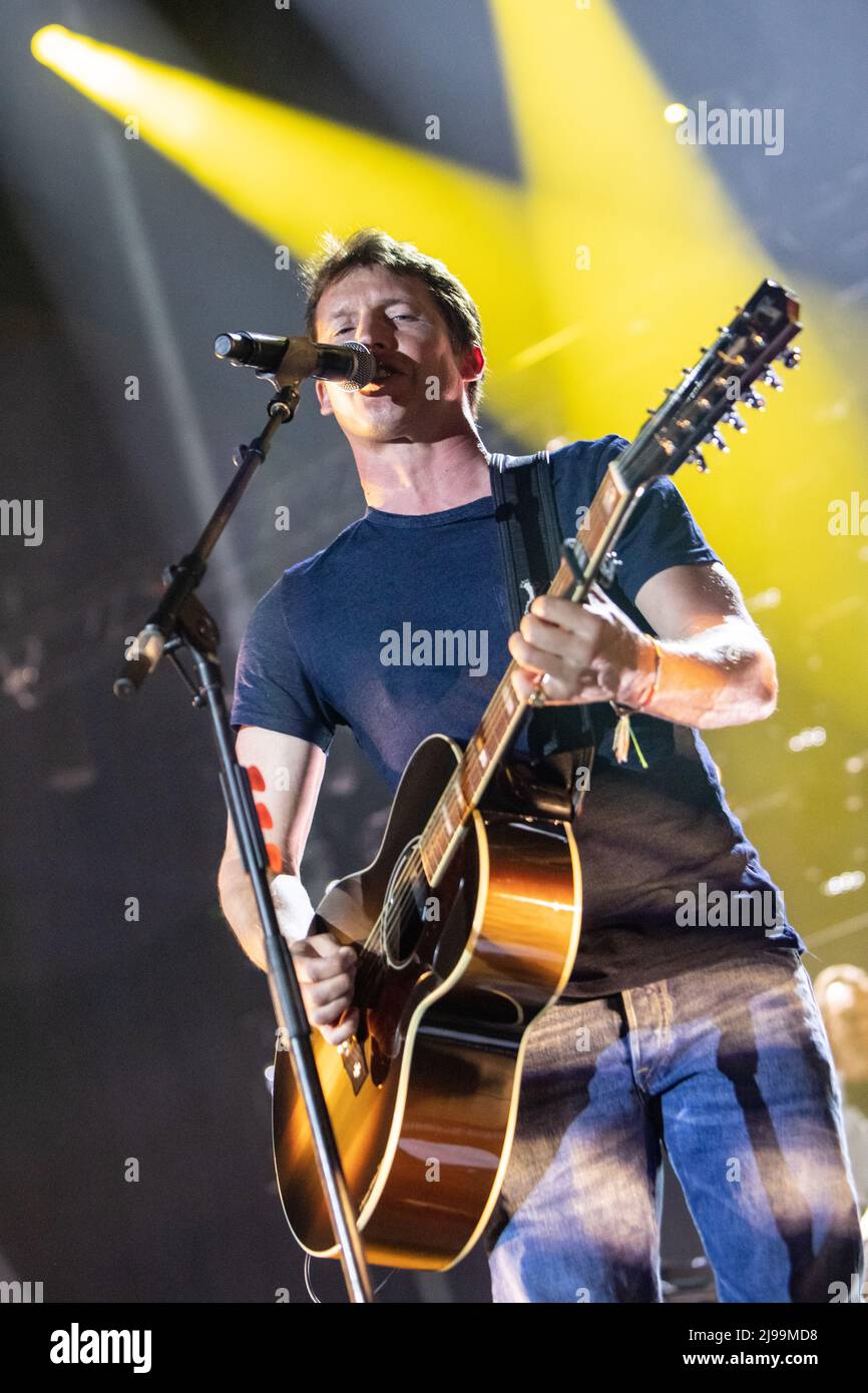 Milan Italy. 21 May 2022. The English singer-songwriter James Hillier ...