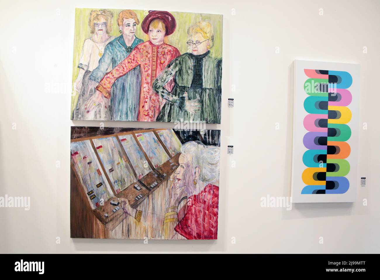 Mash Gallery “Psych-O-Delic” By Angela Johal & Haleh Mashian, Red ...