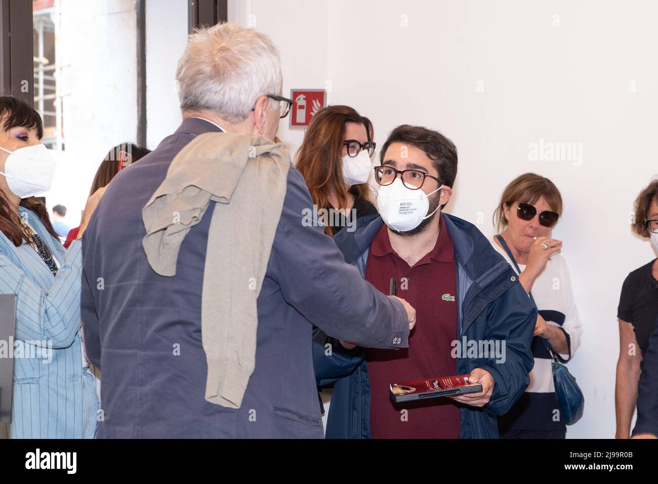 Italian director Marco Bellocchio at Quattro Fontane cinema in Rome ...