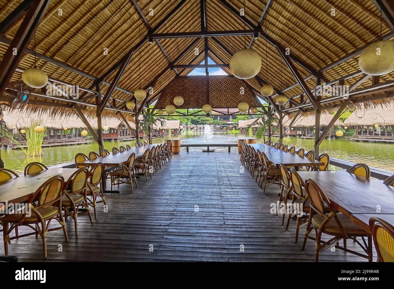 Talaga Sampireun Resto at Jakarta Indonesia Stock Photo - Alamy