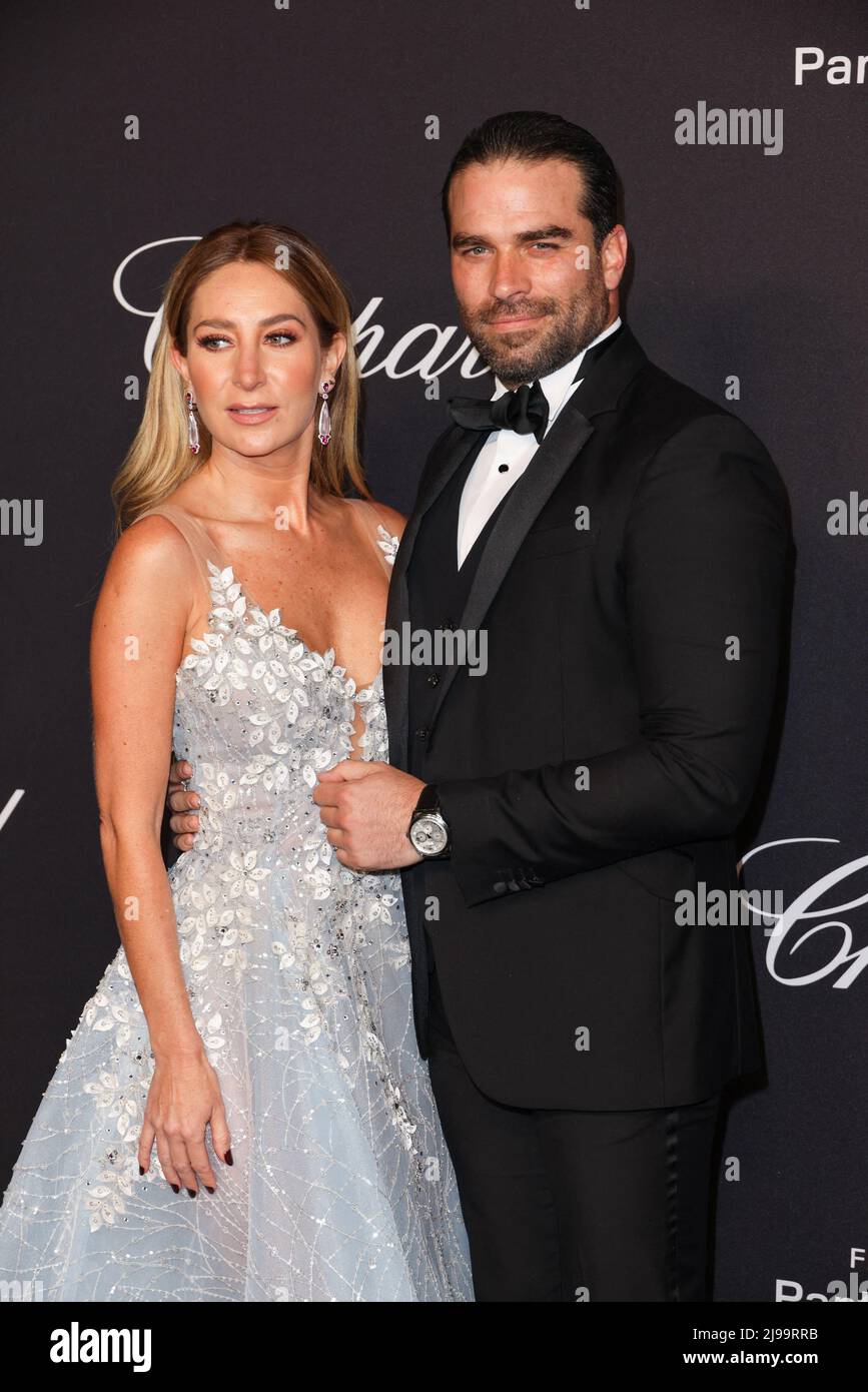 Alejandro Nones and wife Geraldine Bazan attending the 'Chopard Loves ...