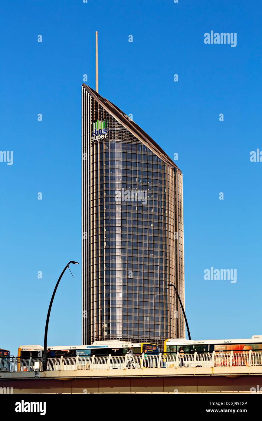 Brisbane Australia / The Brisbane Skyline, high rise government office ...