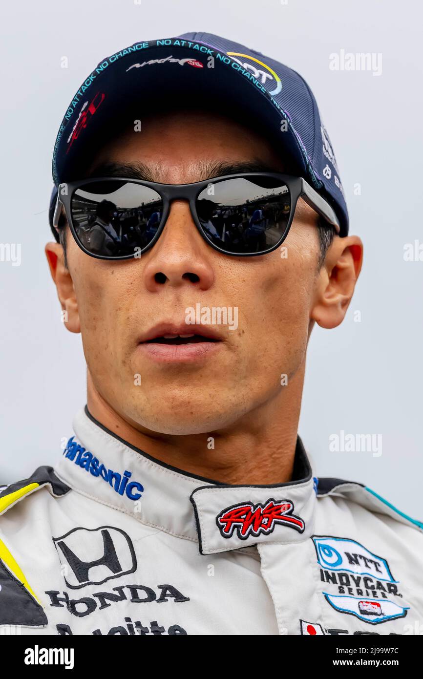 Indianapolis, Indiana, USA. 21st May, 2022. TAKUMA SATO (51) of Tokyo ...