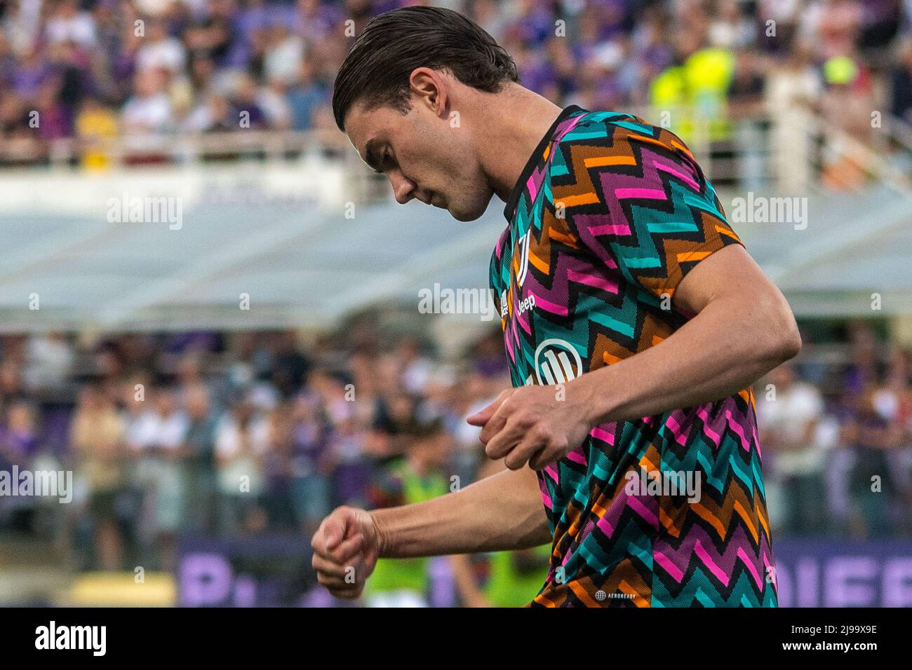 Dusav Vlahovic juventus portrait during the italian soccer Serie A ...