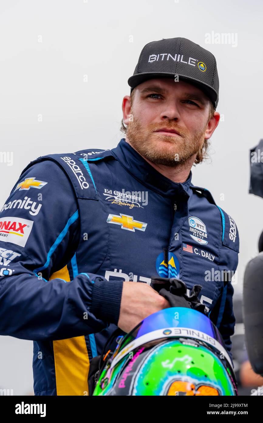 Indianapolis, Indiana, USA. 21st May, 2022. CONOR DALY (20) of The ...