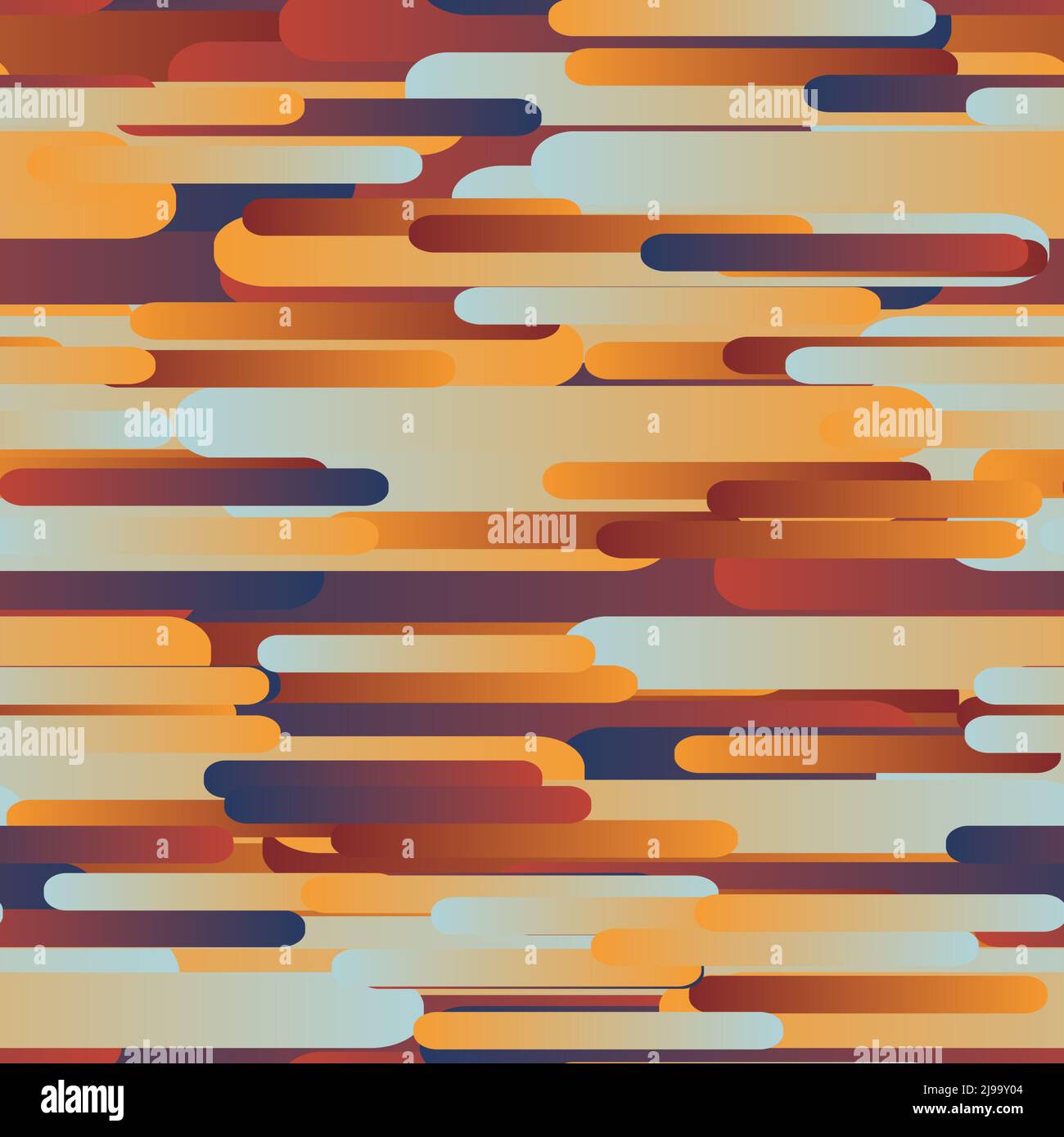 Seamless funky pill shaped gradient lines surface pattern design for ...