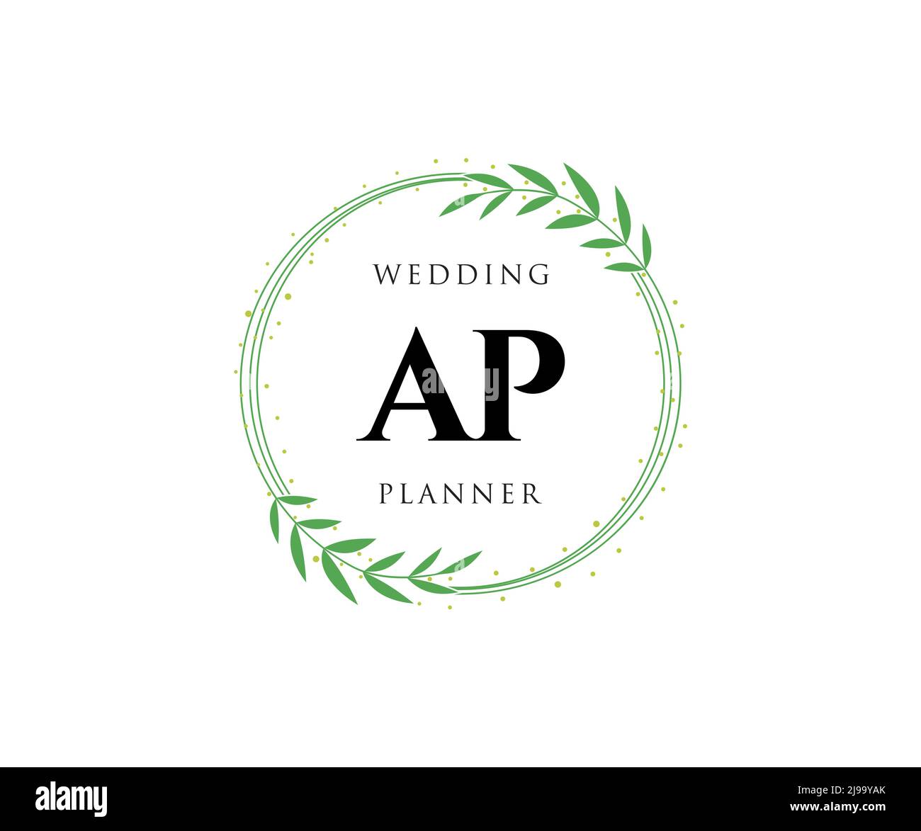 AP Initials letter Wedding monogram logos collection, hand drawn modern ...