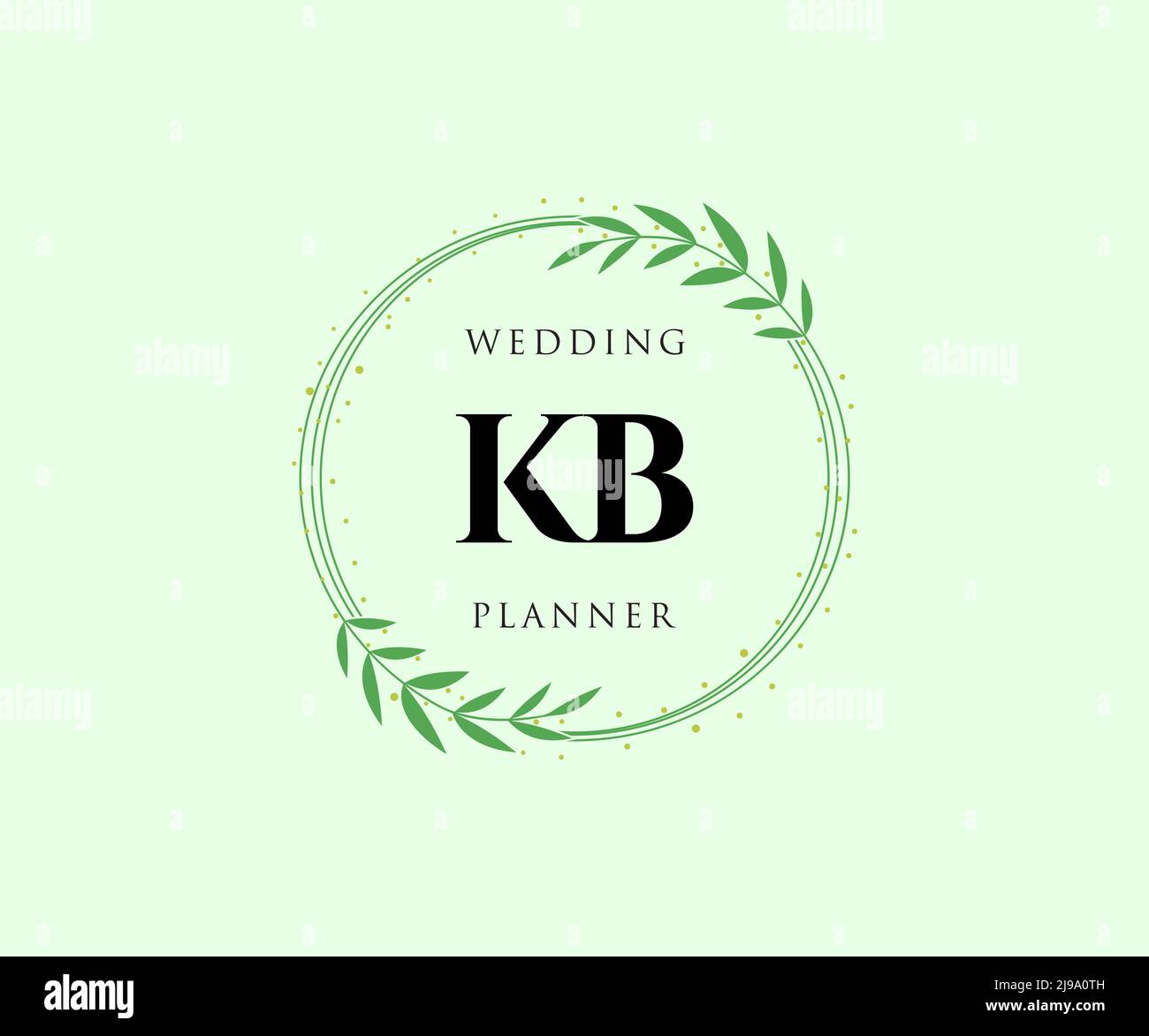 KB Initials letter Wedding monogram logos collection, hand drawn modern ...