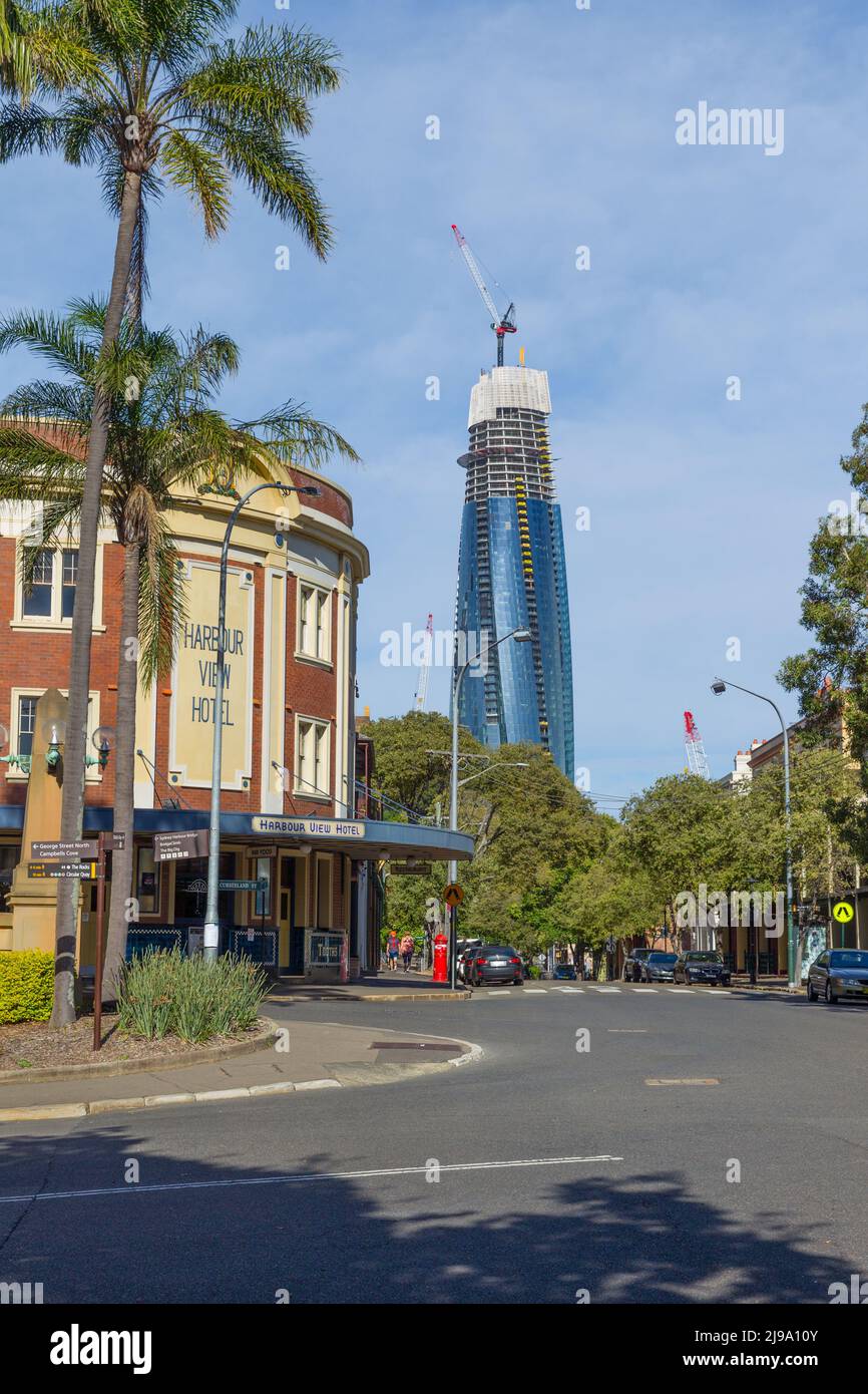 Lower Fort Street, at its intersection with George and Cumberland ...
