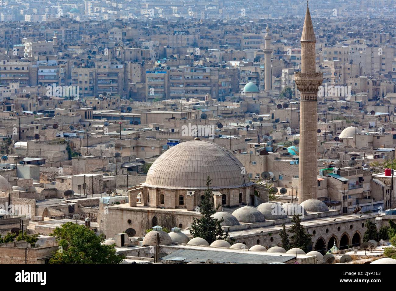 Aleppo citadel aerial hi-res stock photography and images - Alamy
