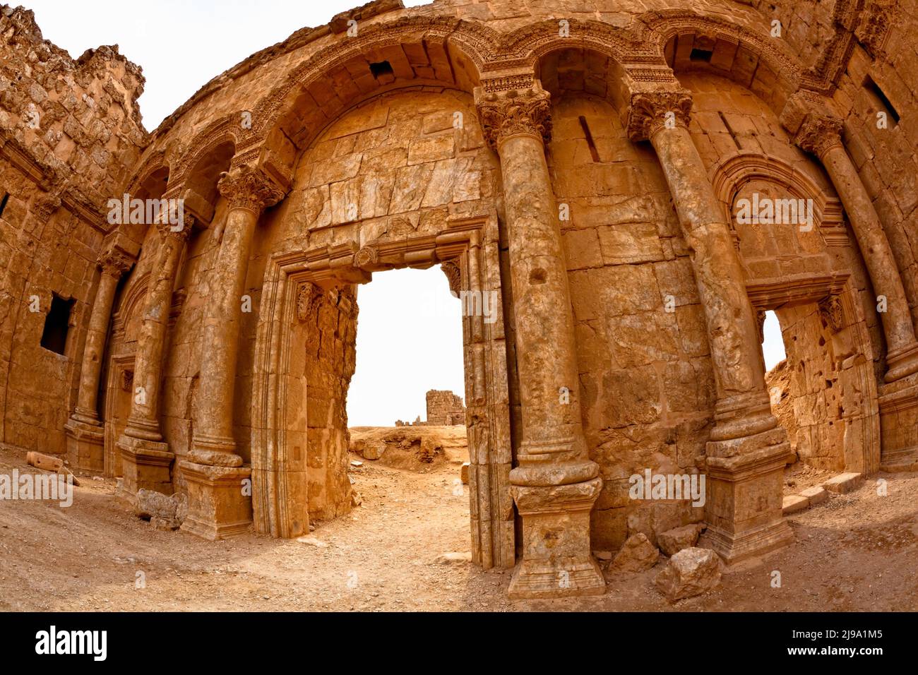 North gate Rasafa Syria Stock Photo - Alamy