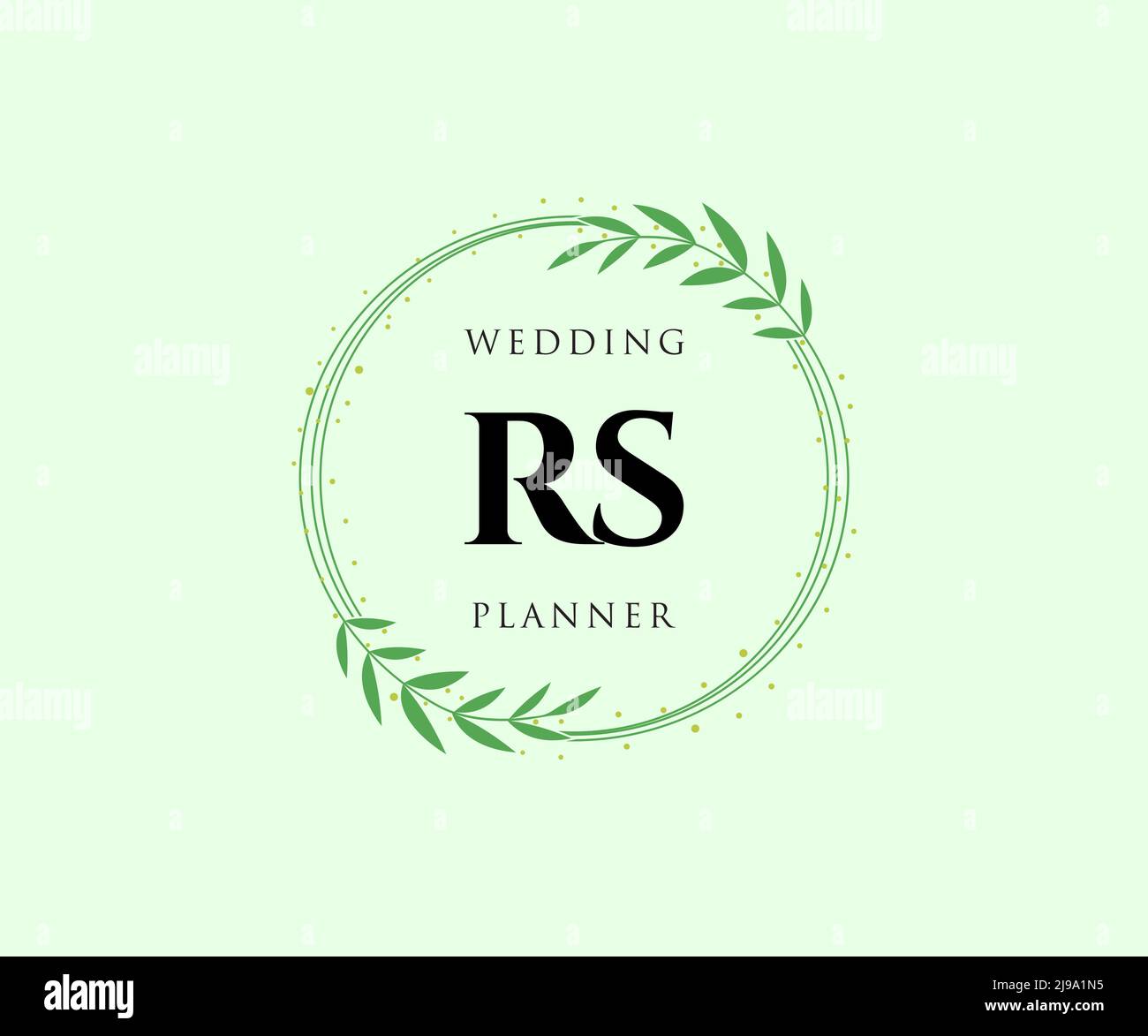 RS Initials letter Wedding monogram logos collection, hand drawn modern ...