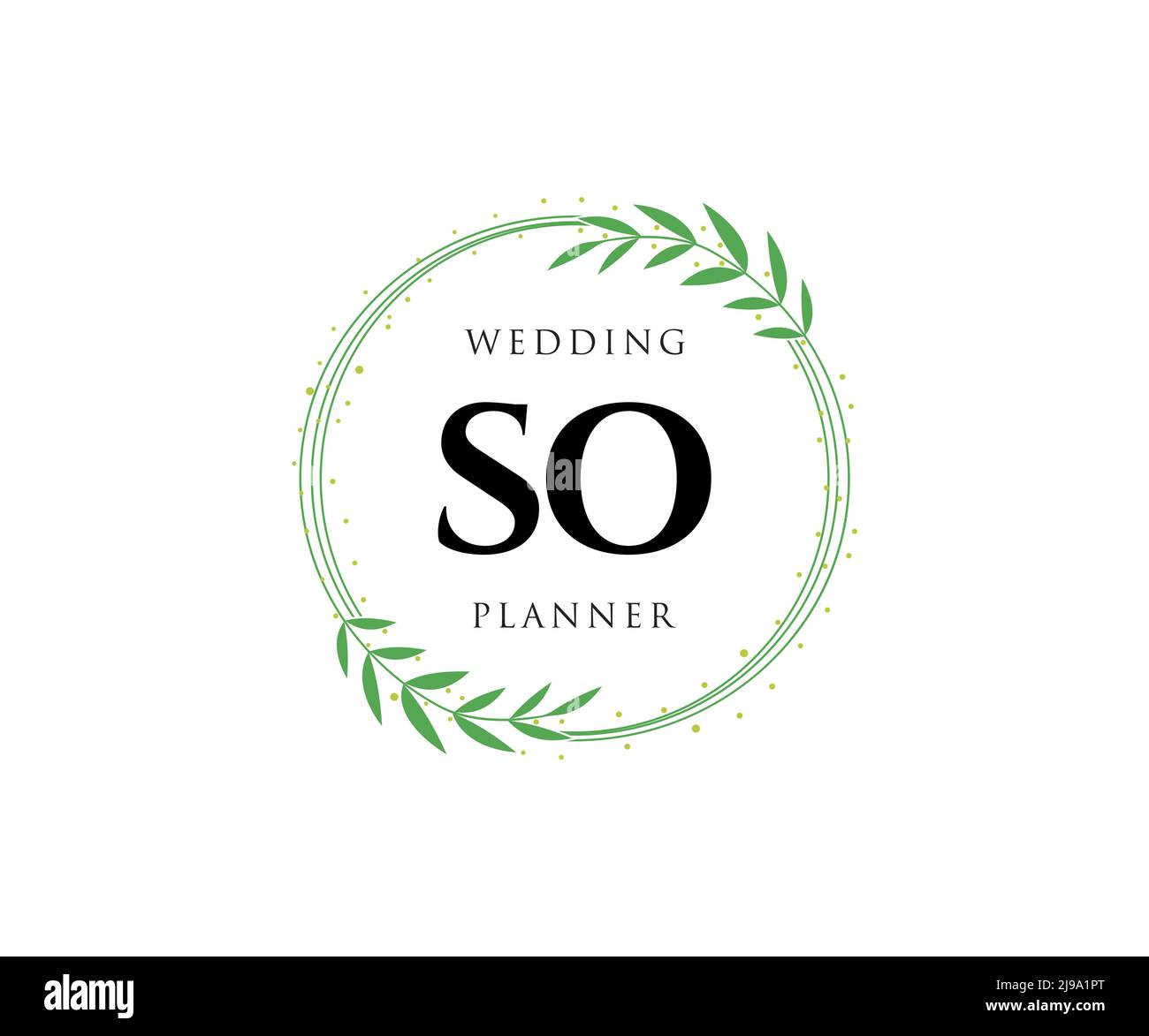 SO Initials letter Wedding monogram logos collection, hand drawn modern ...