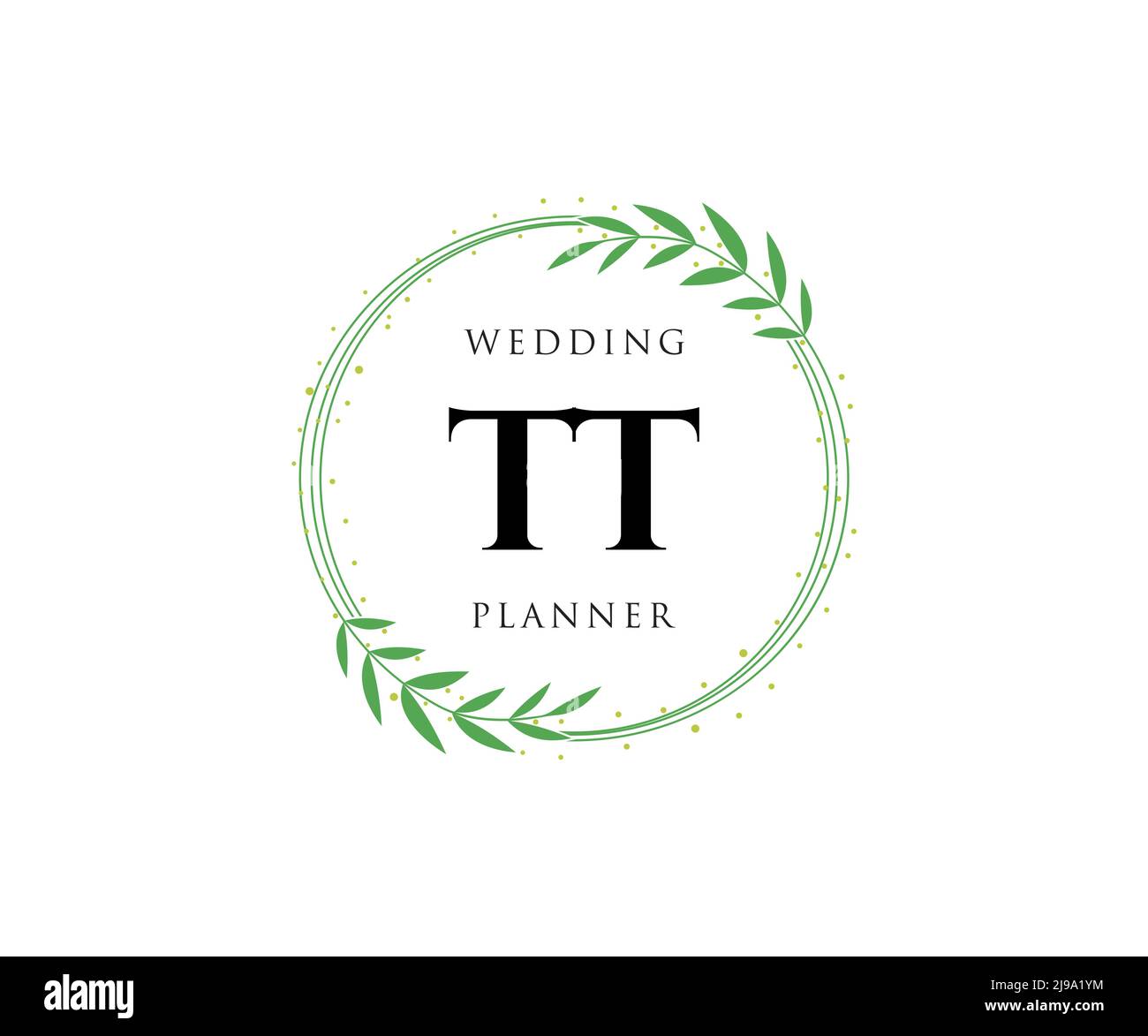 TT Initials letter Wedding monogram logos collection, hand drawn modern ...