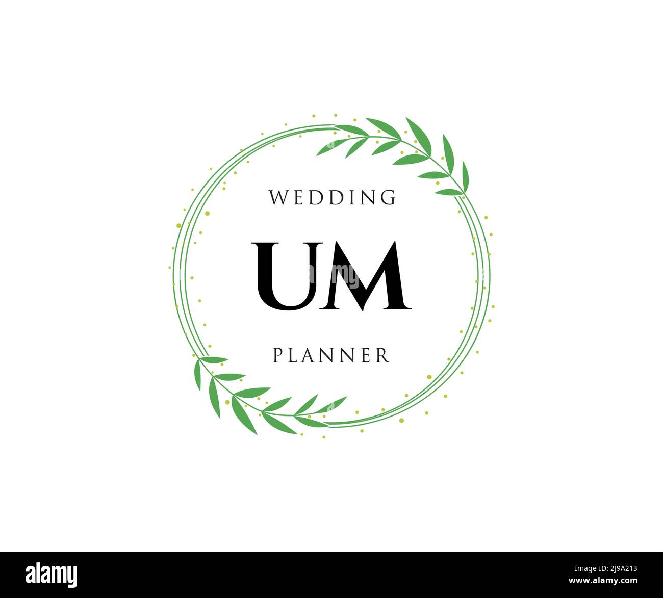 UM Initials letter Wedding monogram logos collection, hand drawn modern ...