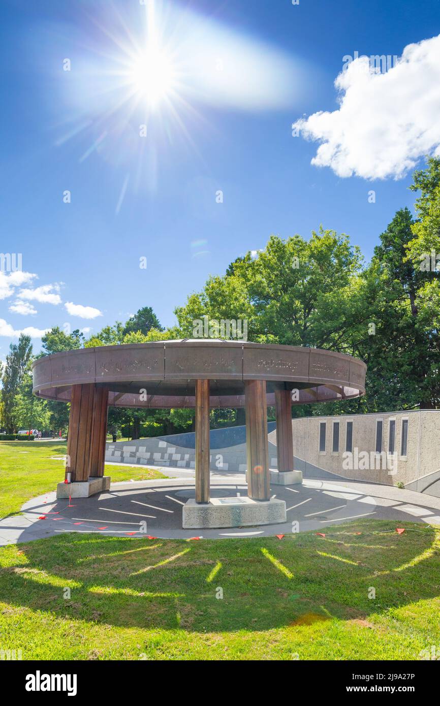 The Magna Carta Monument in Magna Carta Place in Canberra, A.C.T ...