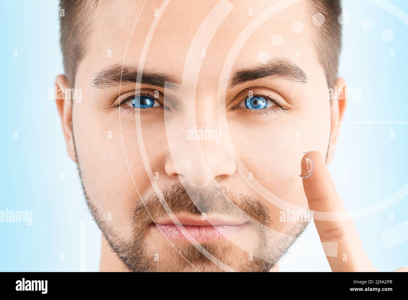 Digital contact lenses hi-res stock photography and images - Alamy