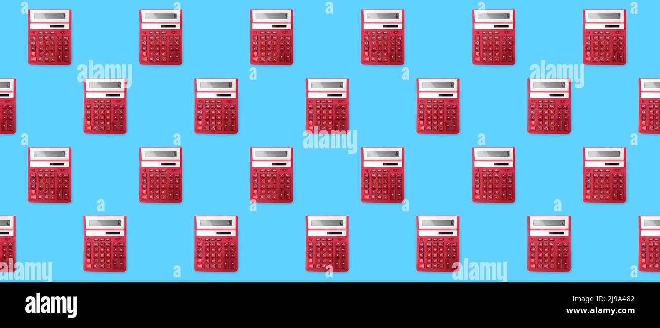 Many calculators hi-res stock photography and images - Alamy