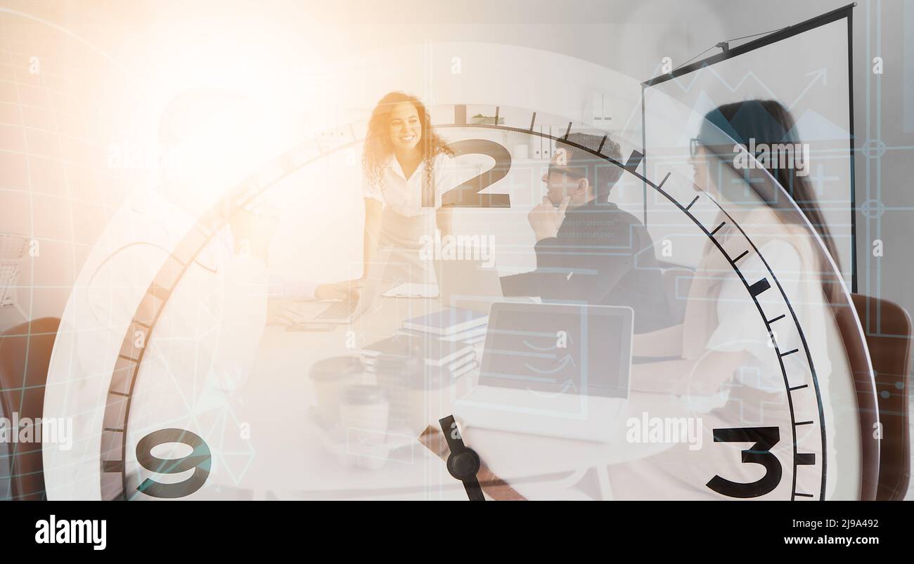 Long exposure people workers hi-res stock photography and images - Alamy