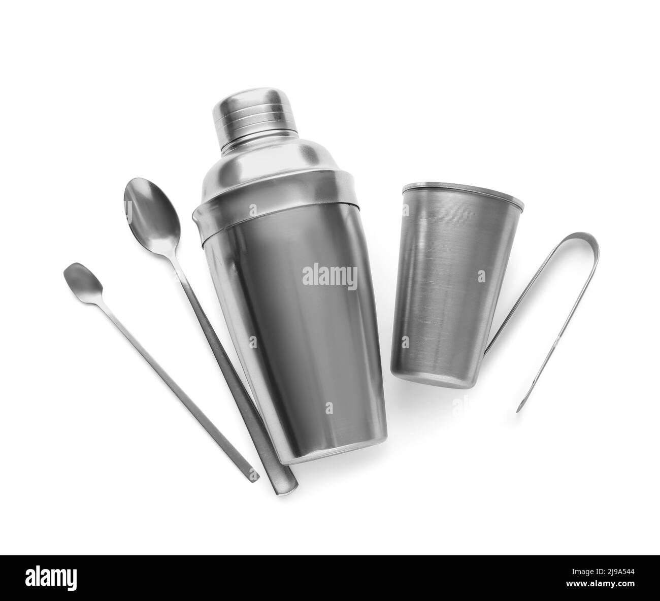 Flat lay cocktail bar Cut Out Stock Images & Pictures - Alamy