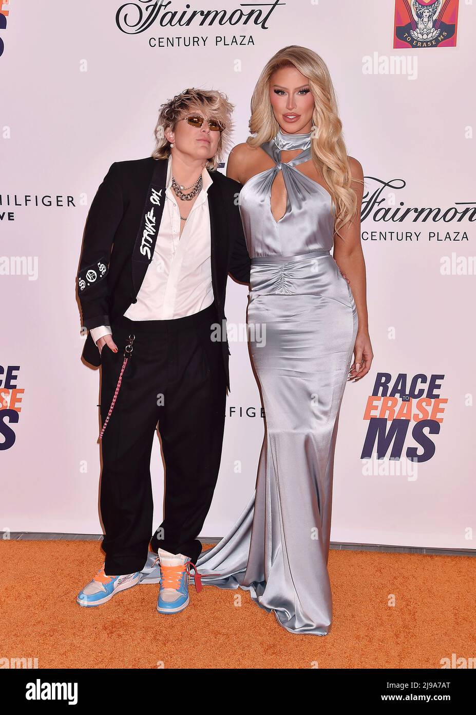 LOS ANGELES, CA - MAY 20: (L-R) Nats Getty and Gigi Gorgeous attend the ...