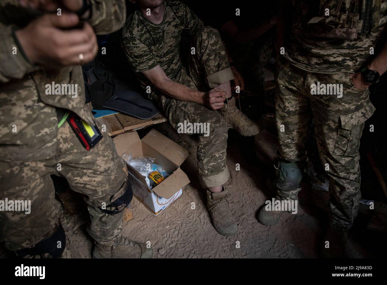 Russian trenches defence hi-res stock photography and images - Alamy