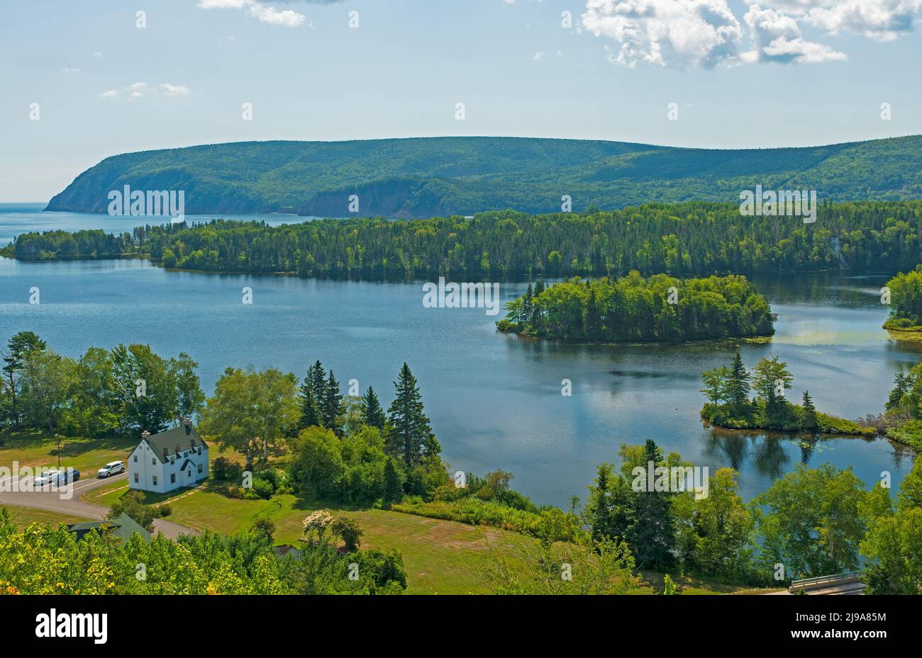 Coastal Scene on Cape Breton at Cape Breton Highlands National Park in ...