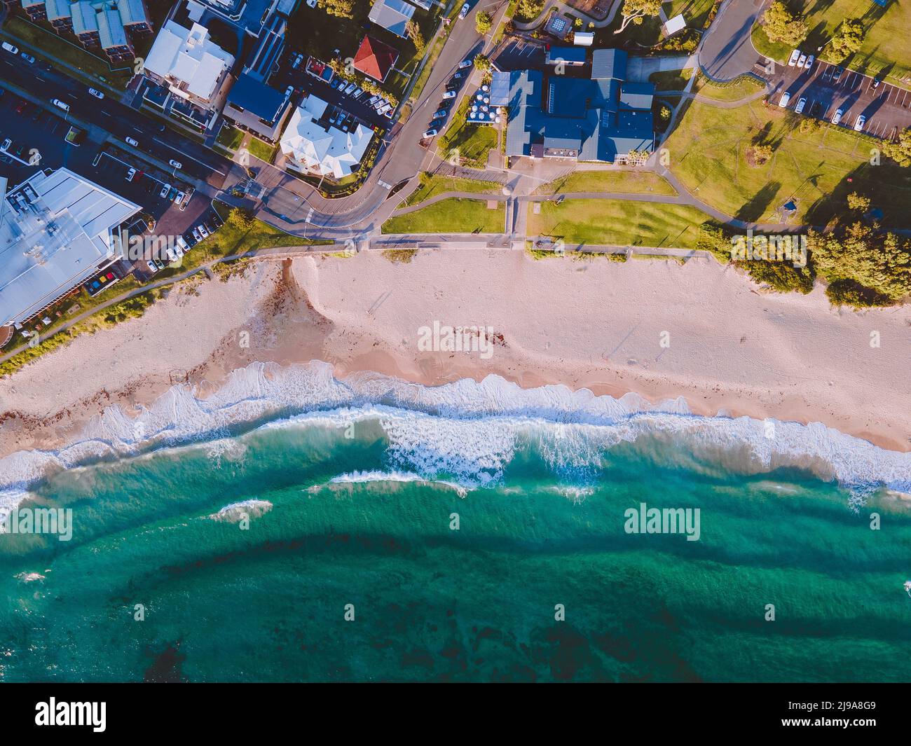Aerial view of Mollymook Beach, Shoalhaven, NSW, Australia Stock Photo ...