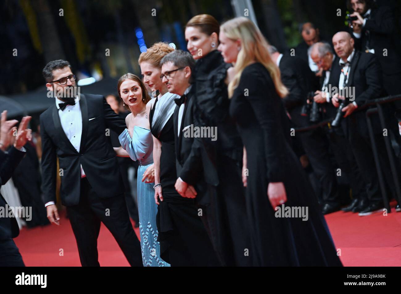 Marin Grigore, Macrina Barladeanu and Cristian Mungiu attending the ...