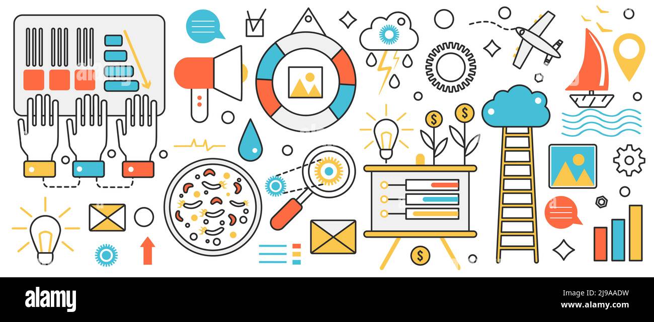 Science biotechnology. Abstract scientific methods, analysis and ...