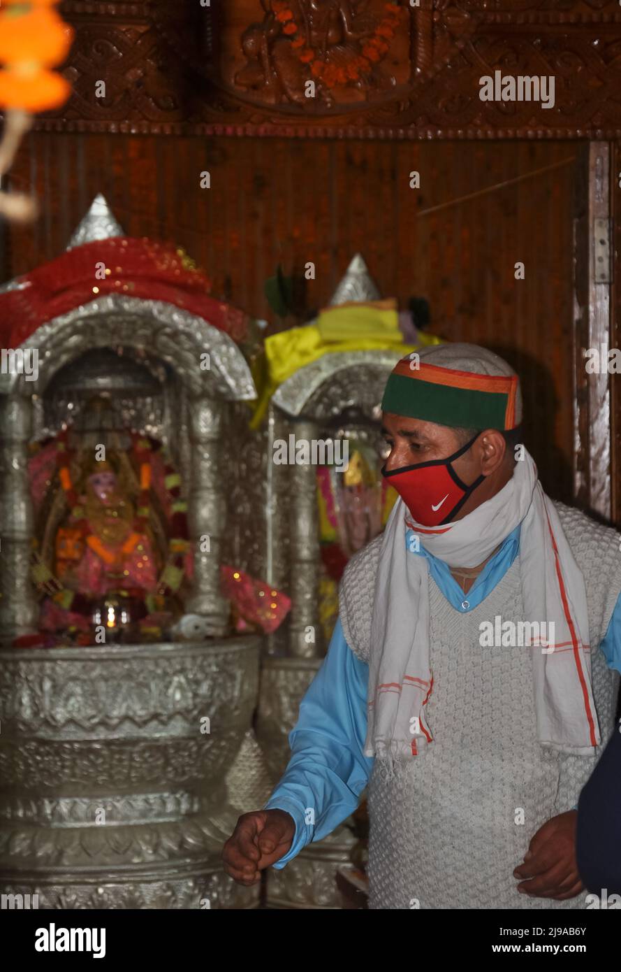 Mandi, Himachal Pradesh, India - 10 17 2021: Photo of a pujari (Priest ...