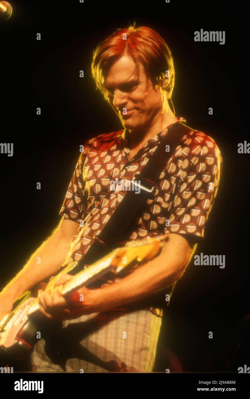 Boston, Massachusetts, USA 1st June 1996 Singer Bryan Adams performs in ...