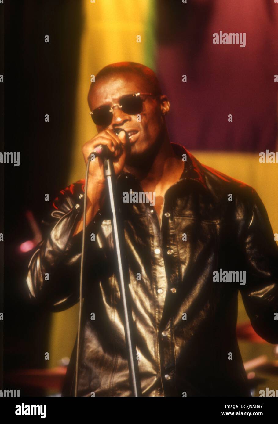 Boston, Massachusetts, USA 1st June 1996 Singer Seal performs in ...