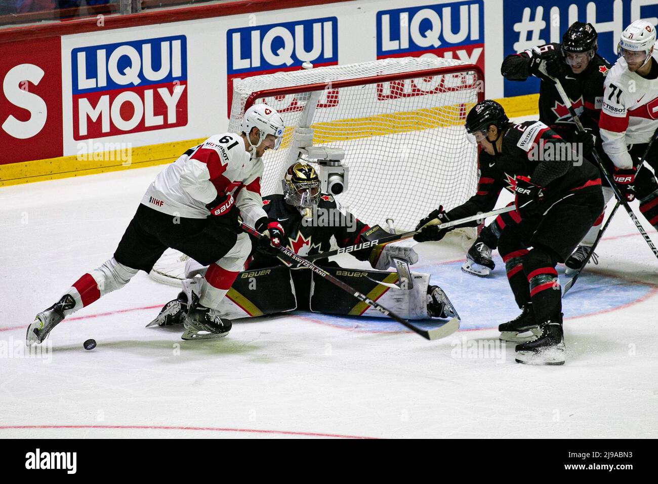 GOAL HISCHIER Nico (Switzerland) THOMPSON Logan, MERCER Dawson SANHEIM ...